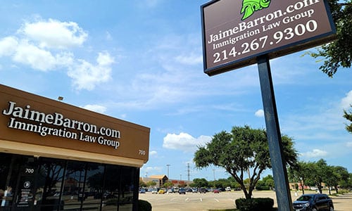Contáctenos - Jaime Barron PC - Immigration Law Group